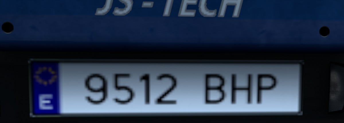 [ETS 2 and ATS] [MSDF Fonts] Low resolution license plate - SCS Software